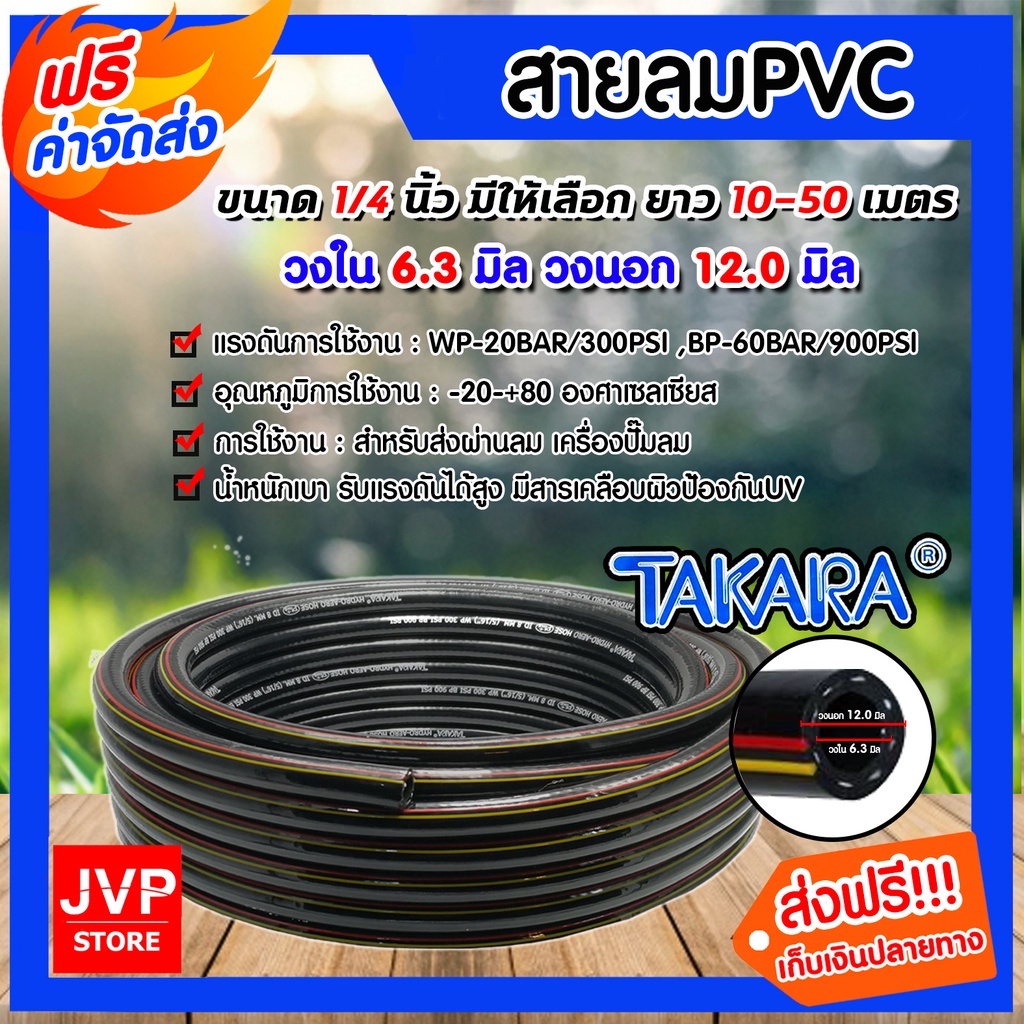 1/4 Inch Takara Pvc Wind Available In Length From 10-50 Meters 3-Layer ...