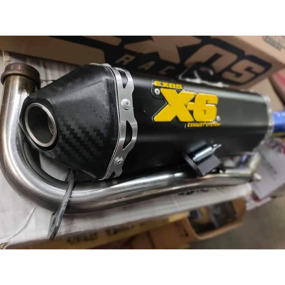 EXOS X6 SILENT PIPE EXHAUST ORIGINAL | Shopee Philippines