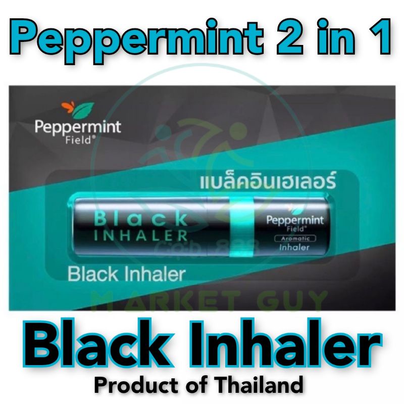 Black Inhaler 2 in 1 Peppermint | Shopee Philippines
