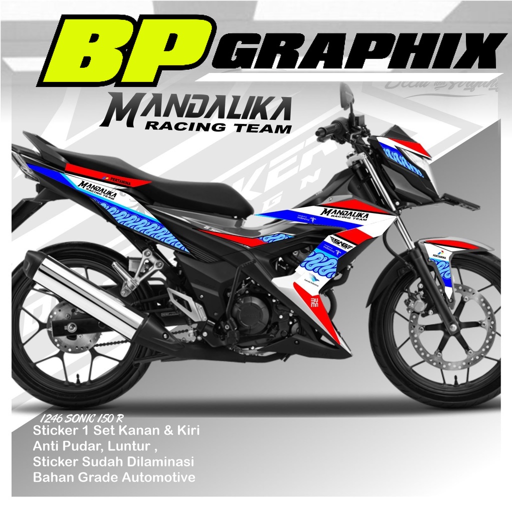 1246 Striing Honda Sonic List of Mandalika MotoGP Racing Motif ...