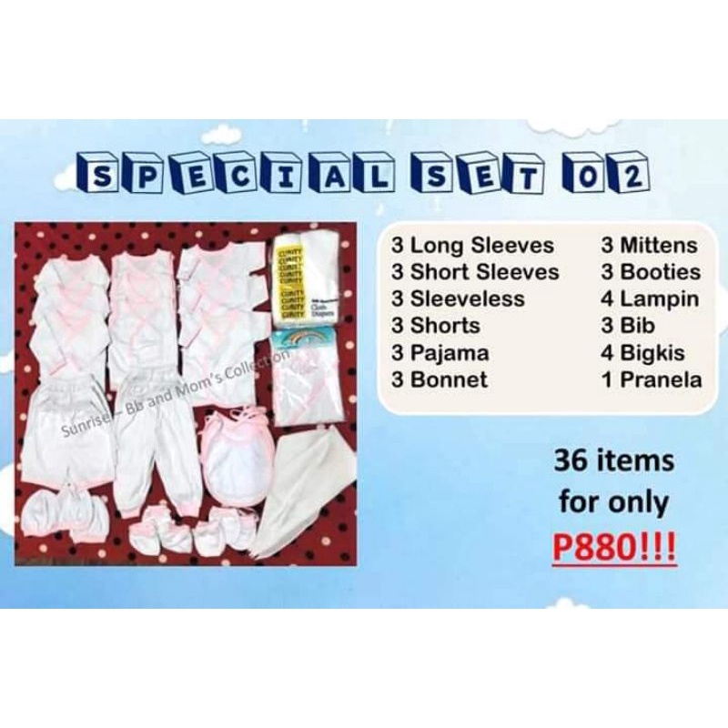 newborn clothes baru baruan set 36 pcs. | Shopee Philippines