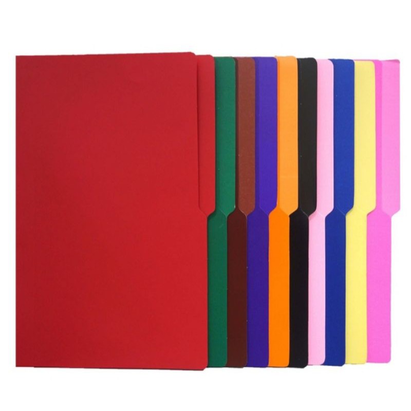Colored Folder (Long and short) sold per piece | Shopee Philippines
