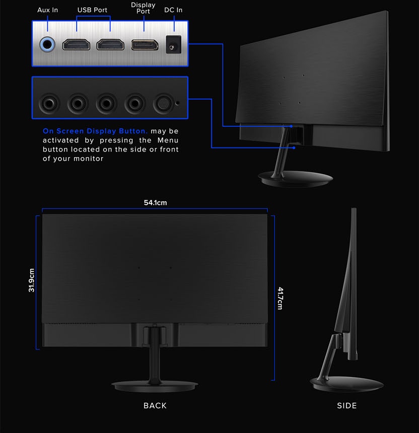 Avision 24inch Full HD LED Monitor 24G5F | Shopee Philippines