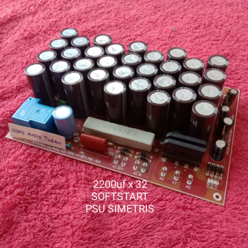 Elco PSU KIT DRAWING 2200uf CONTENTS 32pcs PLUS SOFSTART AND SIMETRIS ...