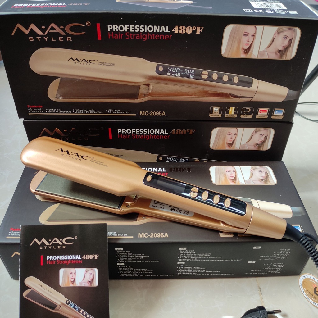 MAC styler Hair iron 100% original 2095-A | Shopee Philippines
