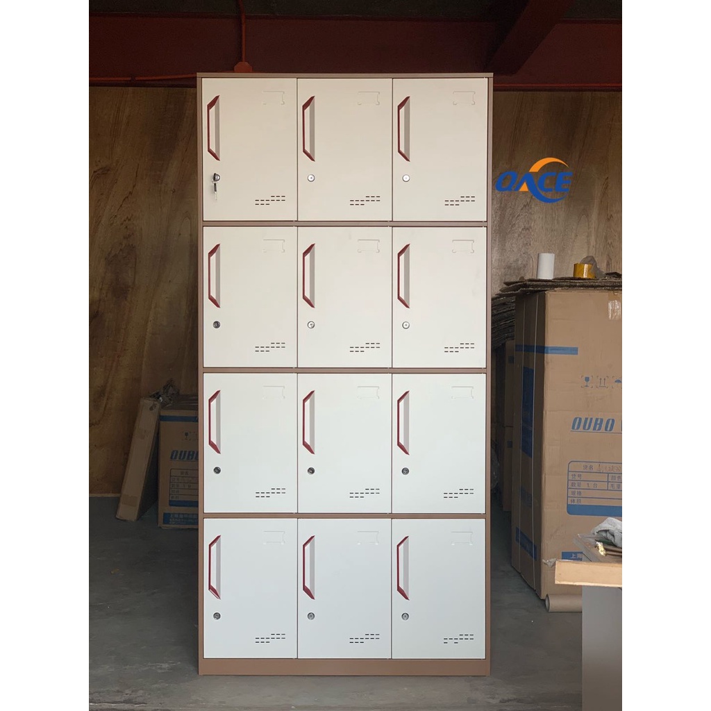 12 doors steel locker/locker(NOT ASSEMBLED 185*90*40cm) | Shopee ...