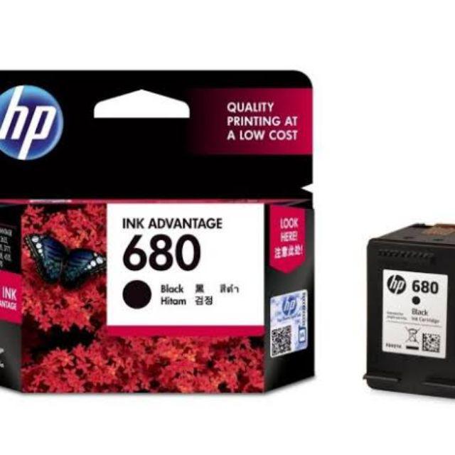 HP ink 680 Black and Tri- color Original Ink Advantage Cartridge ...