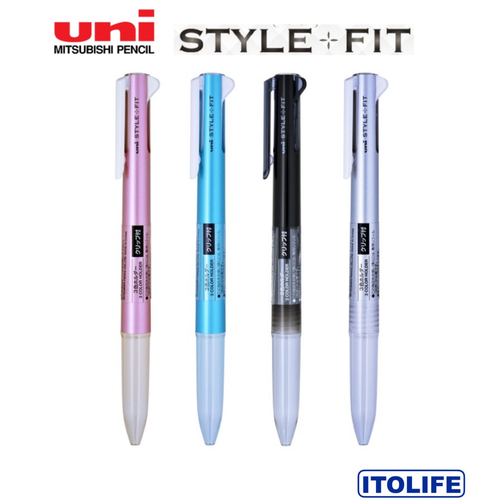 Uni Style Fit 3 Slot Barrel with Pen Clip UE3H-208- 1pc (No ink barrel ...