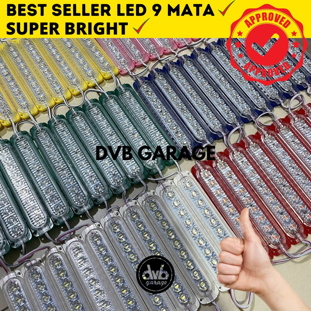 MATA Led Light Module 9 Eyes DC 12V & 24V UNIVERSAL - LAMP 12 24 VOLT ...