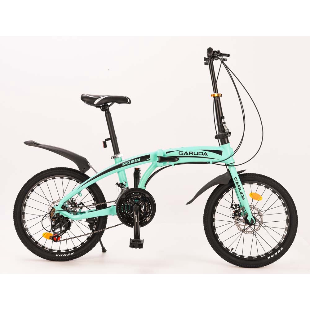 Folding Bike Alloy Frame Garuda ROBIN High quality 21 speed | Shopee ...