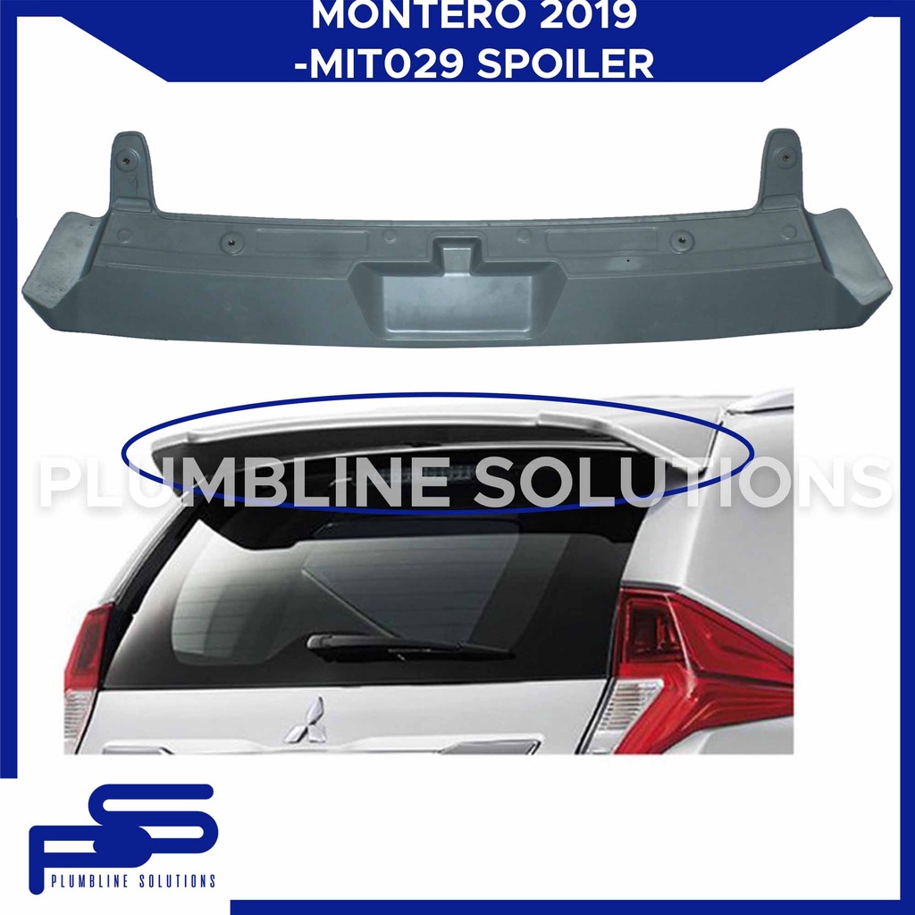 UNPAINTED SPOILER FOR MITSUBISHI MONTERO 2016 - 2023 / MISTUBISHI ...