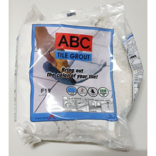 ABC Tile Grout - 2kg Available in Different Colors Tiles Joint Filler ...
