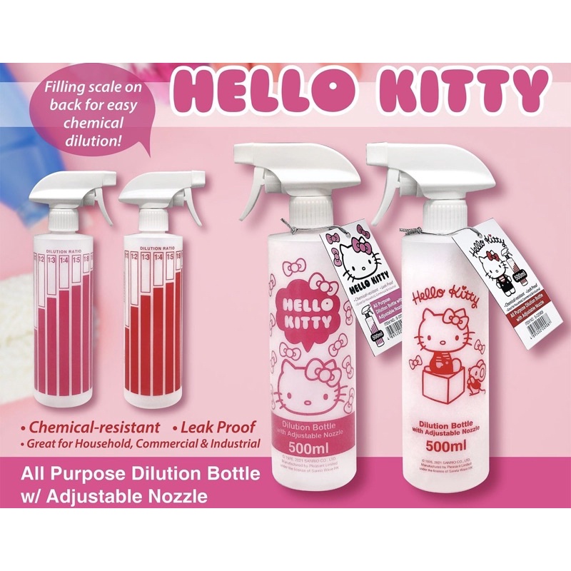Hello kitty 500ml bottle spray | Shopee Philippines