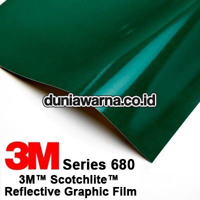 HIJAU [Per Meter] 3M SCOTCHLITE 680-77 GREEN Reflective Graphic Film 24 ...