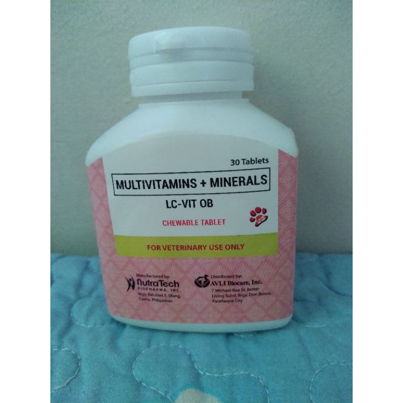 Nutratect LC -VIT OB 30 Tablets for Pets | Shopee Philippines