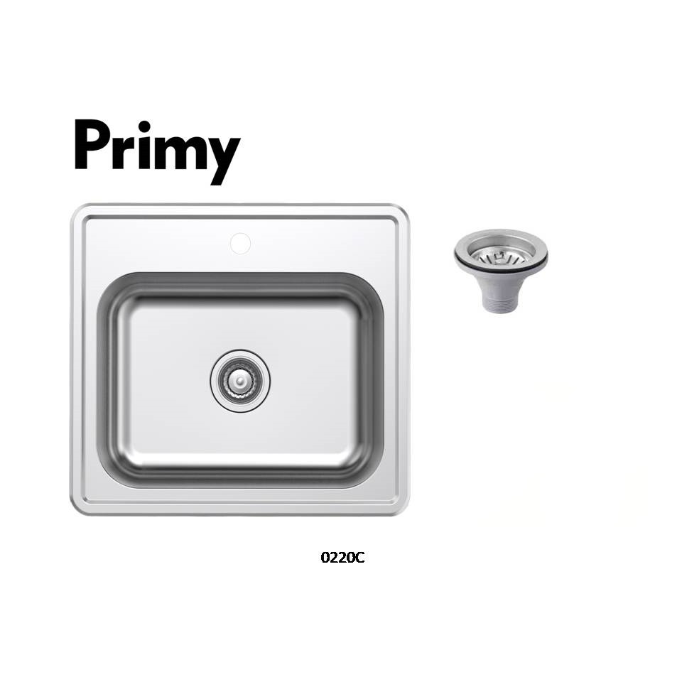 Primy -1 Bowl Inset Kitchen Sink by Sanitec | Shopee Philippines