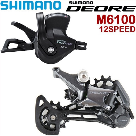 SHIMANO Deore M6100 12 Speed Groupset Shifter Rear Derailleur 12 Speed ...