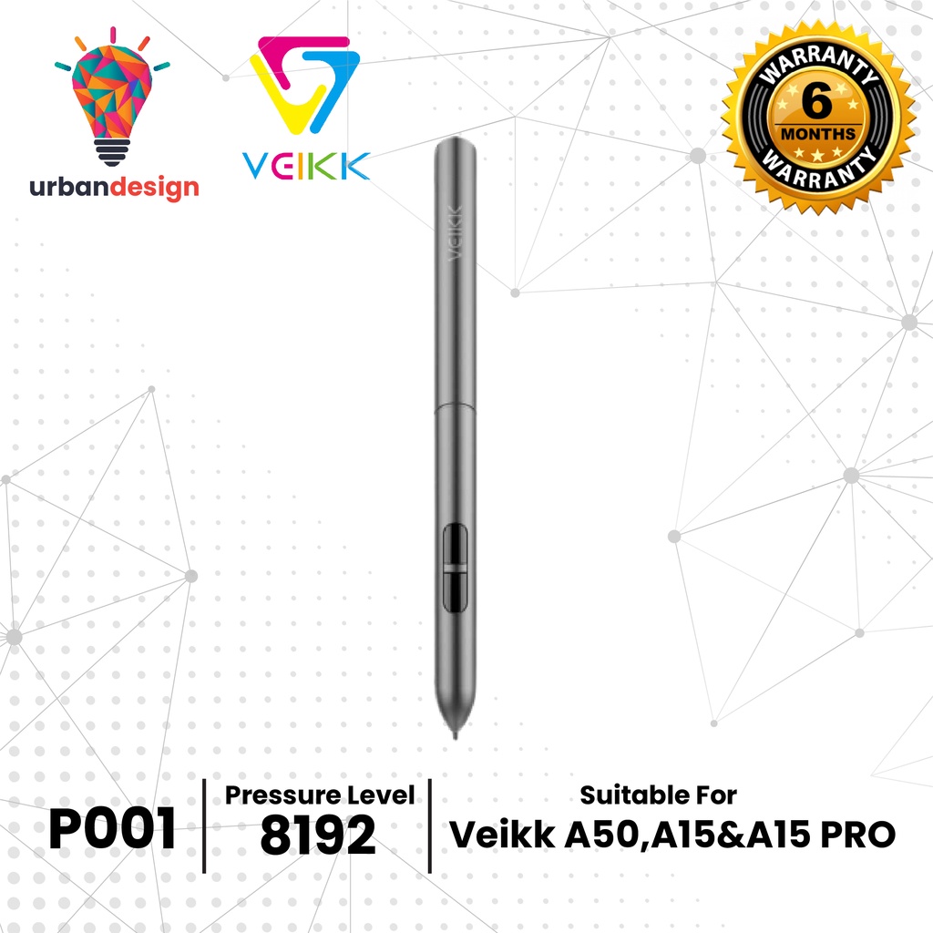 Pen Drawing Tablet Veikk P001 for S640 A30 Repalcement | Shopee Philippines