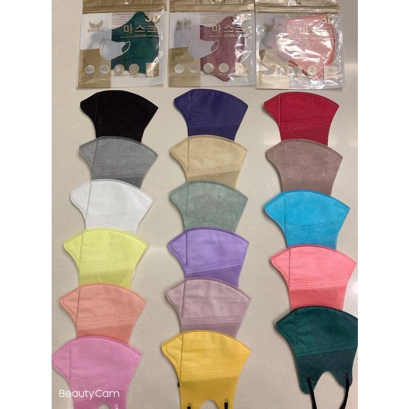 3D Face Mask 10Pcs Korea 3D Face-lifting Butterfly More Effectively ...