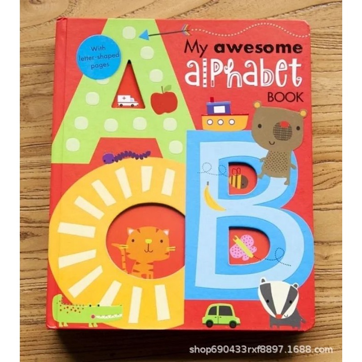 My Awesome alphabet numbering 3D Book, Children's Smart Book | Shopee ...