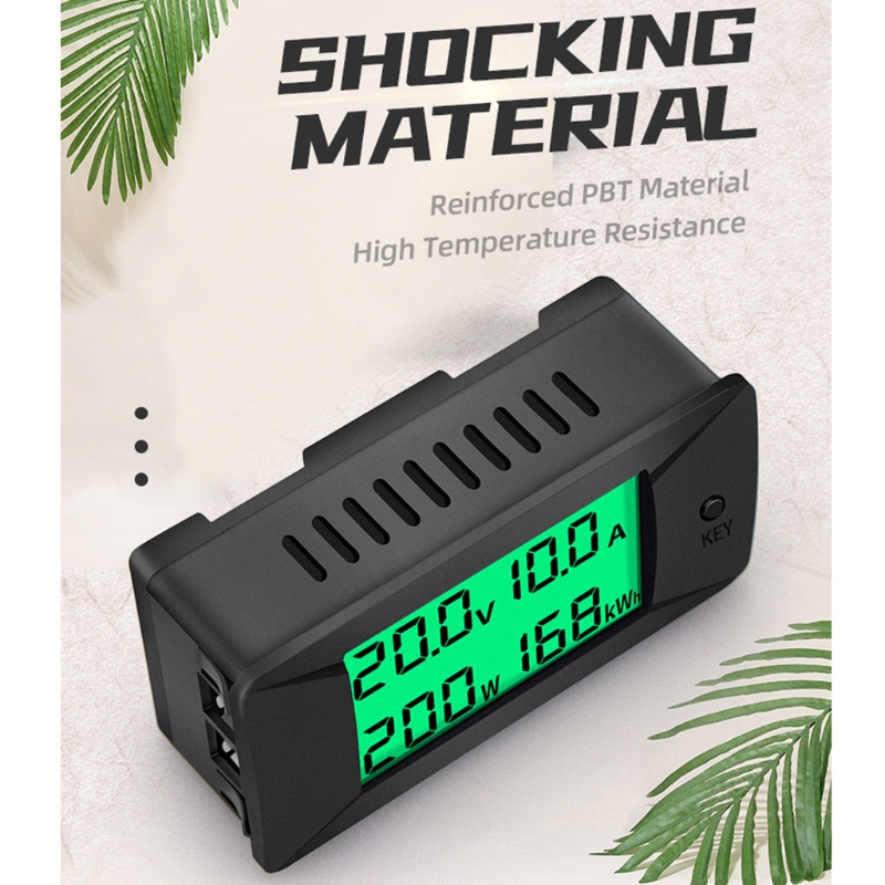 PCF* 1 Piece for DC 0-300V 0-300A LCD Display Digital Current Voltage ...