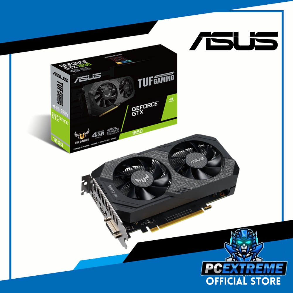 ASUS TUF Gaming GeForce GTX 1650 OC Edition 4GB GDDR6 Graphics Card ( TUF-GTX1650-O4GD6-P-GAMING ...