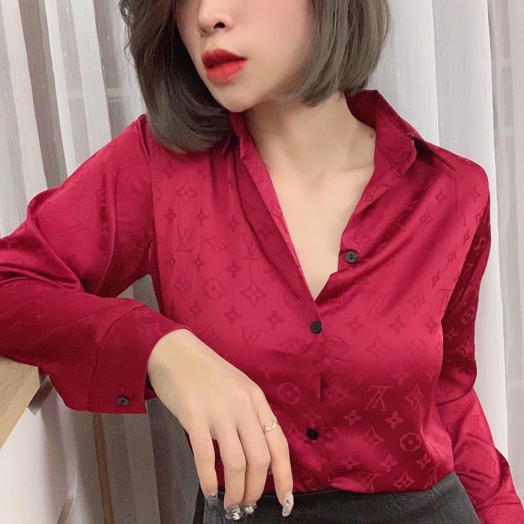 High quality Silk Shirts (MSP: LV SHIRT) | Shopee Philippines
