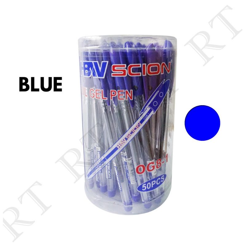 HBW SCION Oil Gel pen OG-8 ballpen 50pcs | Shopee Philippines