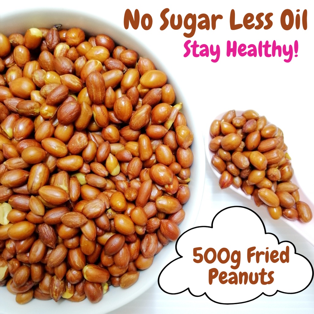 500g No Sugar Less Oil Fried Peanuts No Salts 500G No Sugar Oil Less ...