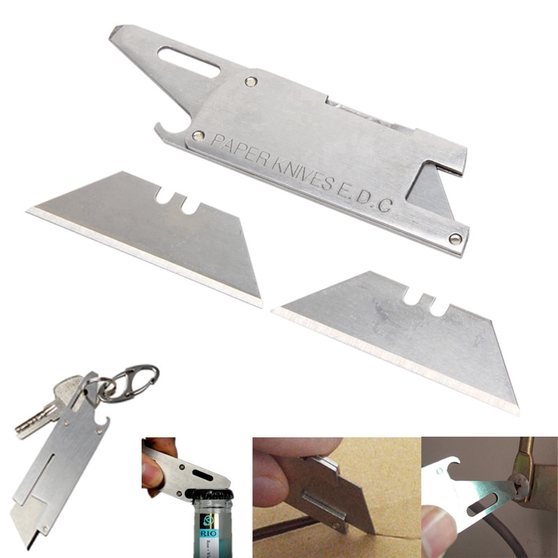 Utility blade paper knife cutter cut multi pocket tool multipurpose ...