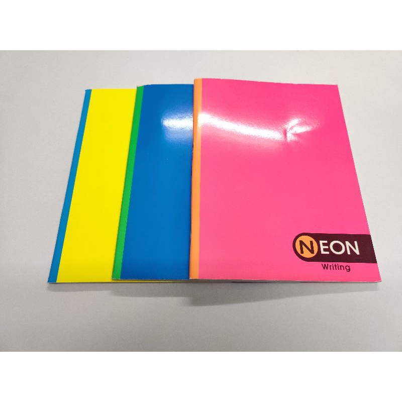Neon Color Coding Writing Notebook 148x200m 80lvs | Shopee Philippines