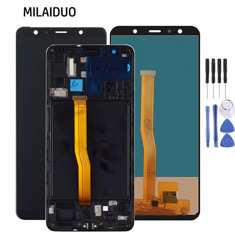 For Samsung Galaxy A7 2018 A750 SM-A750F SM-A750GN A750GN/DS LCD Touch Screen Display Digitizer ...