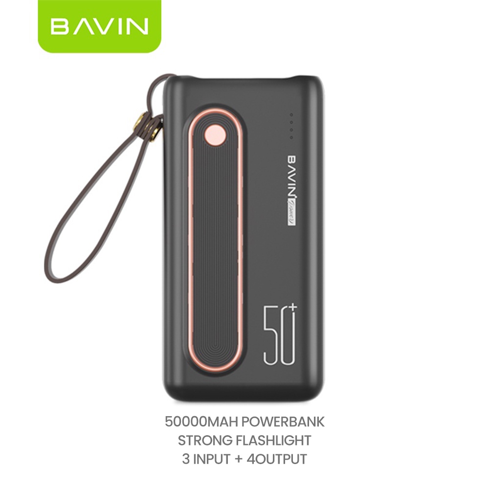 BAVIN PC066 50000mAh Powerbank Charging Type-C Micro iPh Input & 4 USB ...