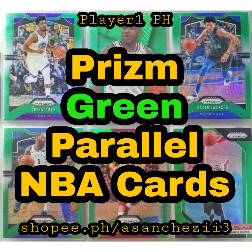 Panini Prizm Green Parallel NBA Card (Check Variation)(Instant ...