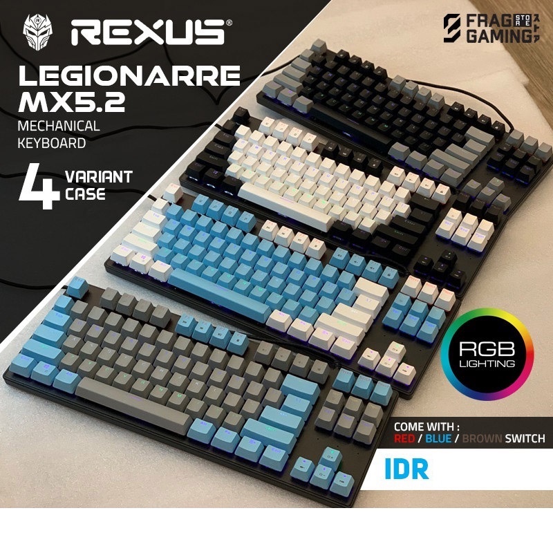 Rexus MX5.2 Legionare RGB / Rexus Legionare RGB MX52 Mechanical Gaming ...