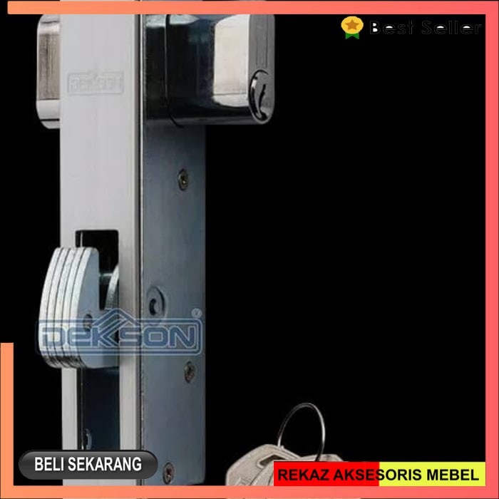 Sliding DOOR LOCK/ ALUMINUM DEKSON SLIDING DOOR LOCK TYPE 8423 | Shopee ...