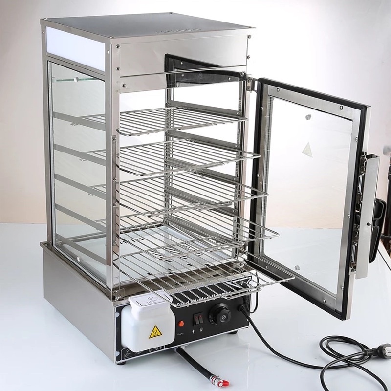 MONARIS Siopao Steamer Hotdog Bun Steamer Food Display Showcase Warmer ...
