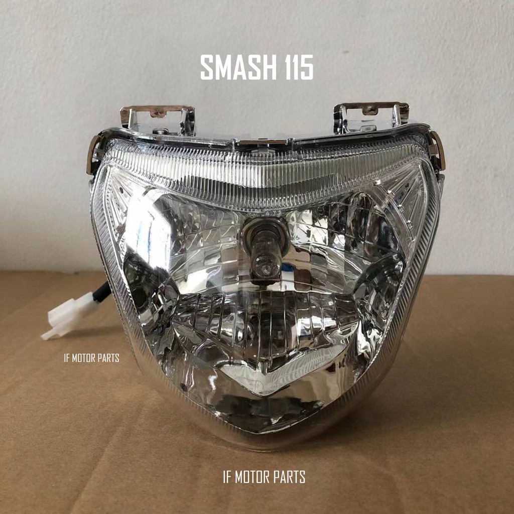 [Headlight] Suzuki Smash 115 / 110 New Titan Headlight Assembly w/ Bulb ...