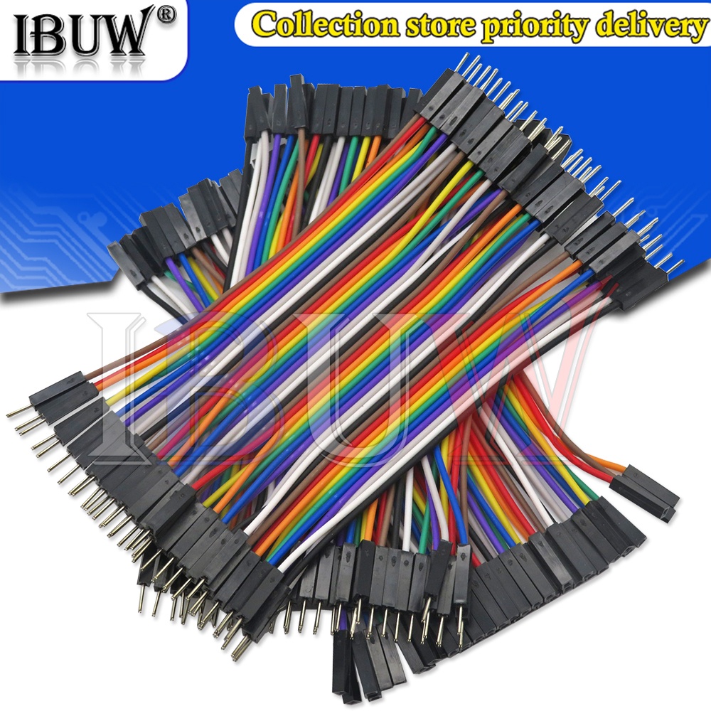 Dupont line 40~120PCS 40PIN 10CM Male to Male + Male to Female and ...