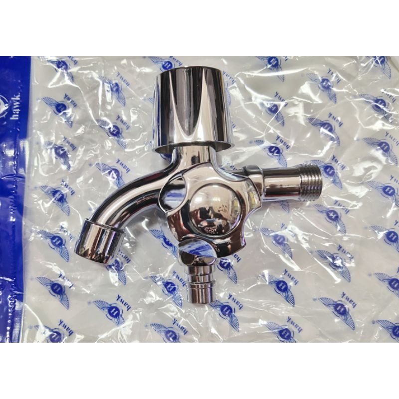 Hawk chrome 2 way dual shower faucet (with 1 tapelon) | Shopee Philippines