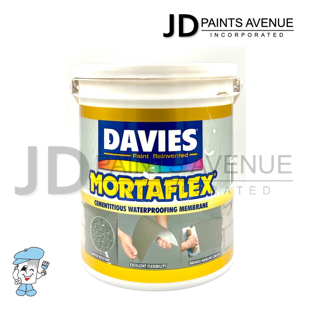 Davies Mortaflex Cementitious Waterproofing Membrane (Water-Based) 4L ...