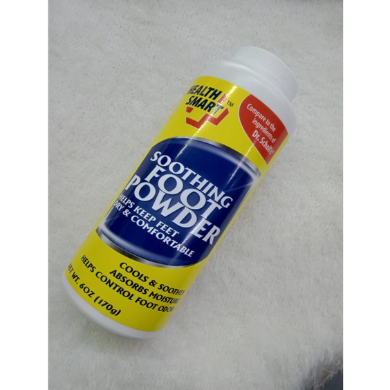 HEALTH SMART SOOTHING FOOT POWDER NET WT. 6oz. ( 170g) | Shopee Philippines
