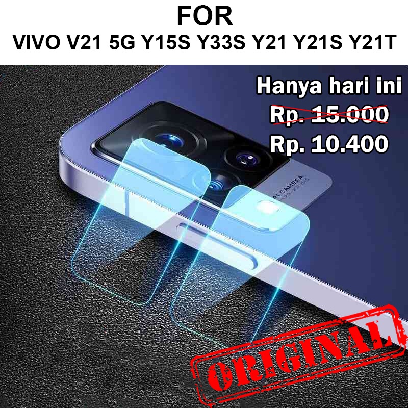 HP CAMERA TEMPERED GLASS Vivo V21 5G Y15s Y33s Y21 Y21s Y21t anti ...