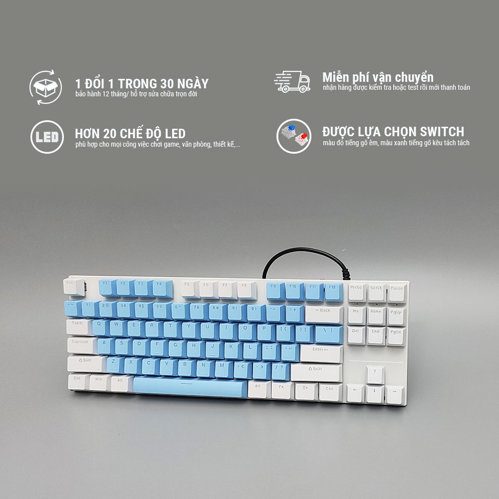 Mechanical Keyboard 87 Key SHIPADOO JK310 BW | Shopee Philippines