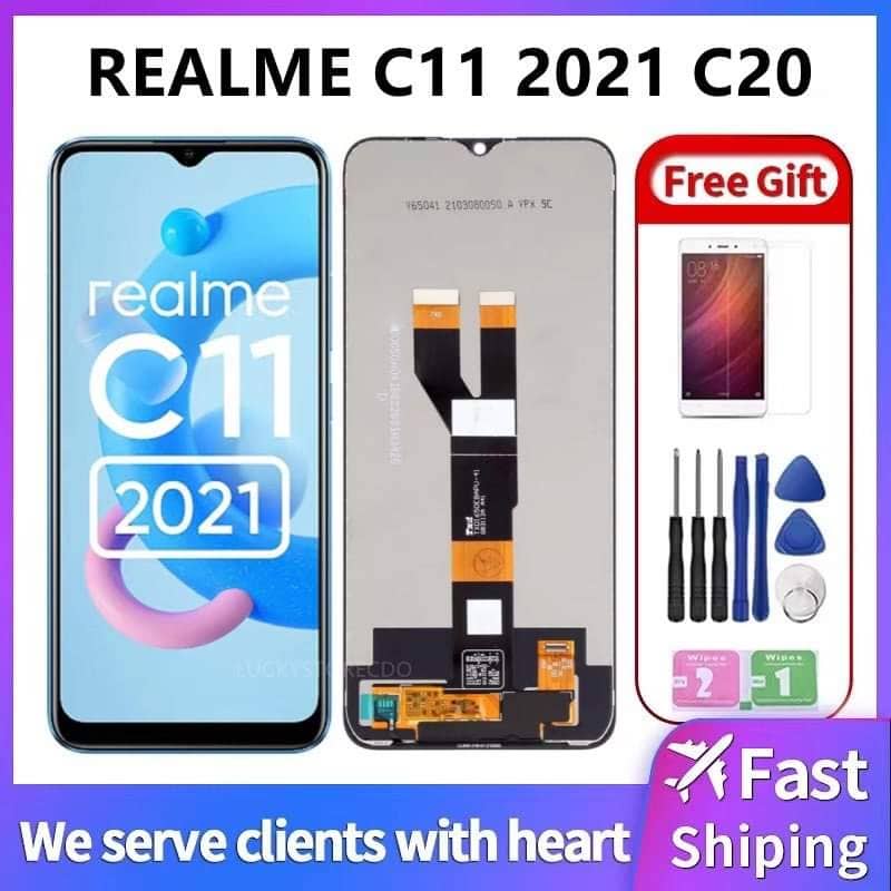 ORIGINAL LCD For REALME C21Y C25 C25S C11 2021 RMX3231 RMX3063 RMX3201 LCD WITH TOUCH SCREEN ...