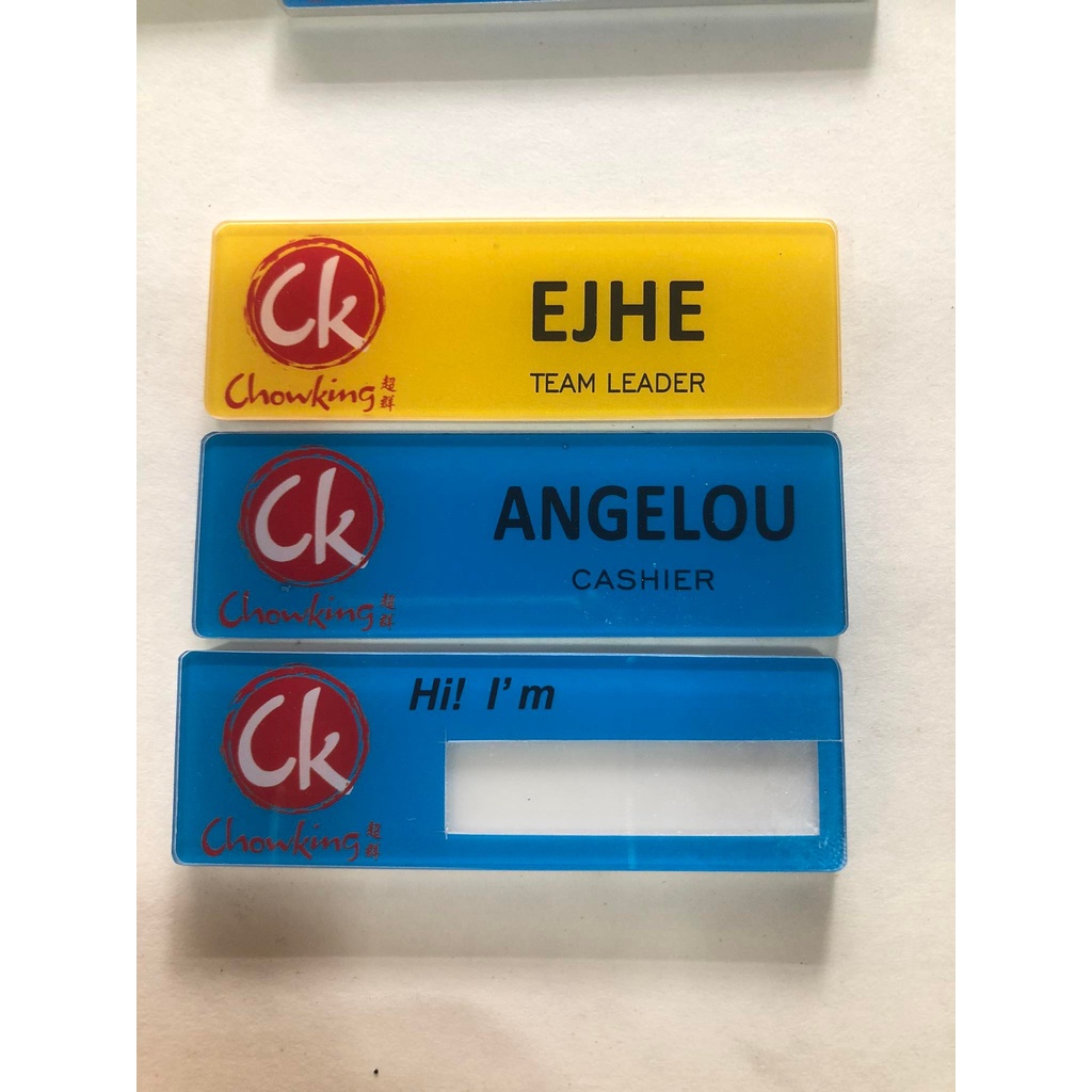 COD Lowest C JCW nameplate namebadge nametag | Shopee Philippines