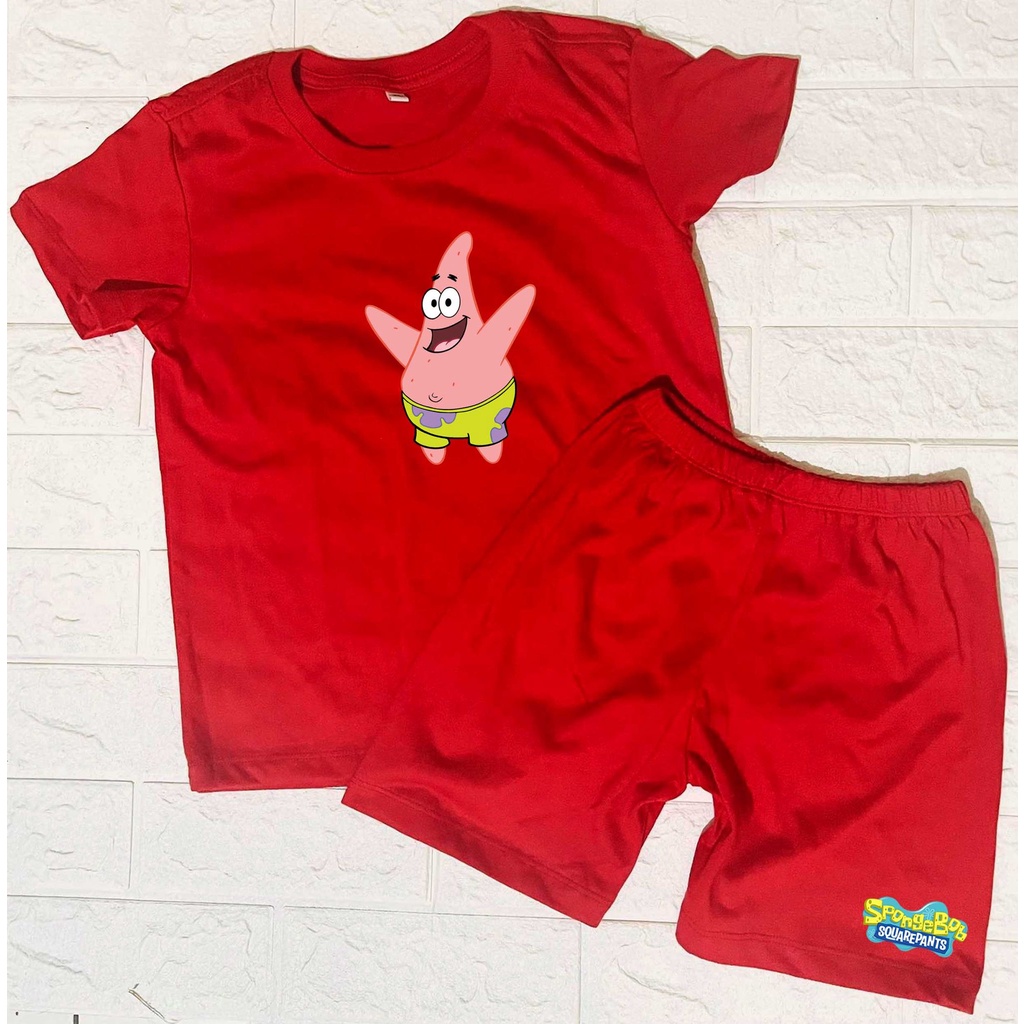 SPONGEBOB PATRICK Kids Terno | Shopee Philippines