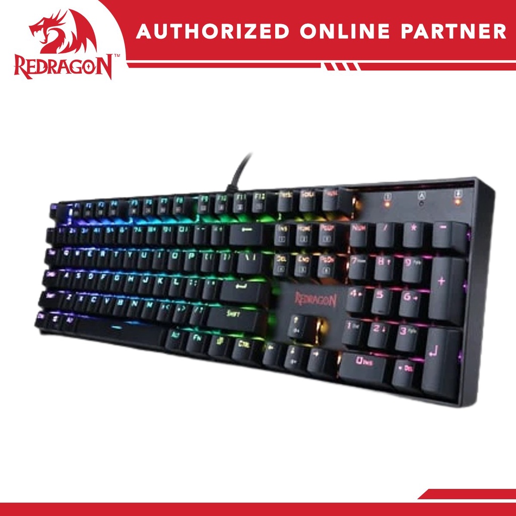 Redragon Mitra K551-1 RGB | NonRGB Black Mechanical Keyboard | Shopee Philippines