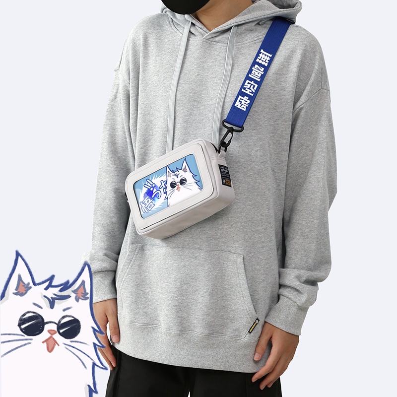 Japan Anime Jujutsu Kaisen Grey Student School Bag Gojo Satoru Kawaii ...