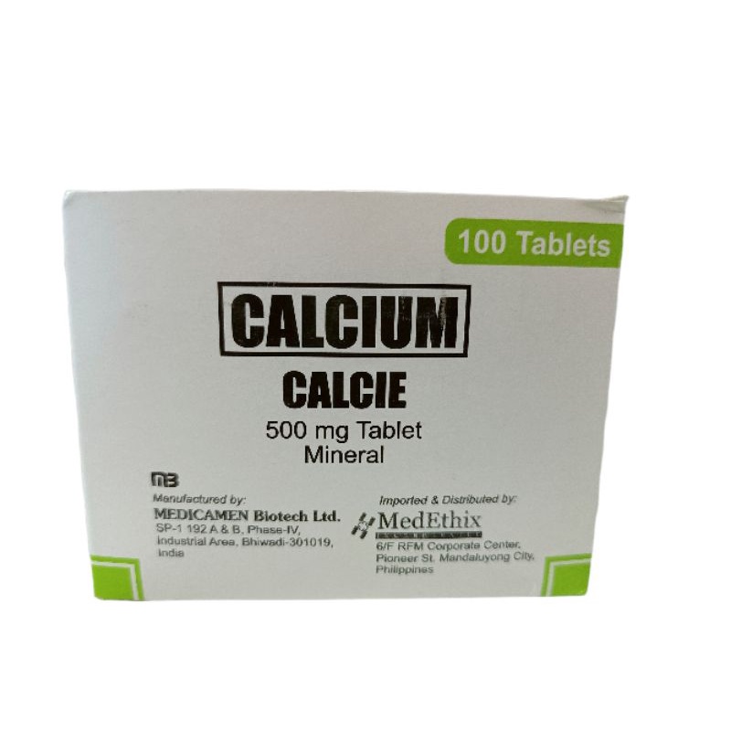 Calcie / Calcisaph / Ambical Calcium carbonate 500mg 100 tablets ...